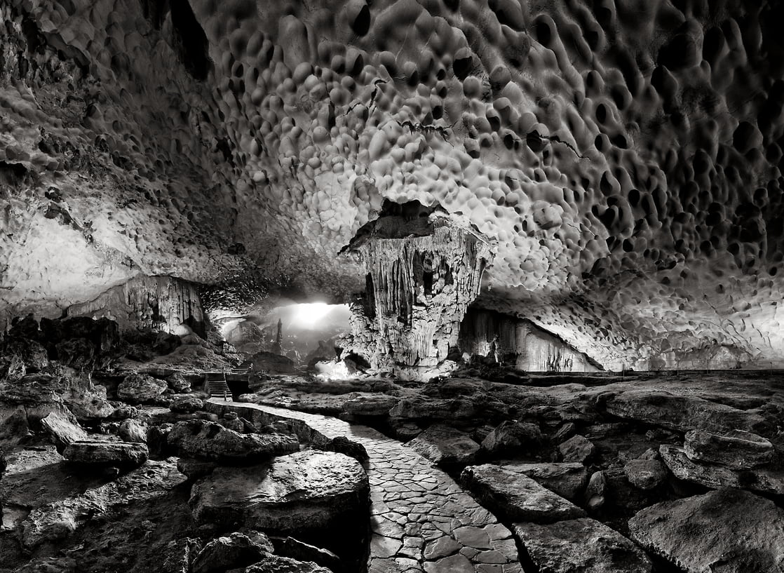 Black & white cave photos - VAST