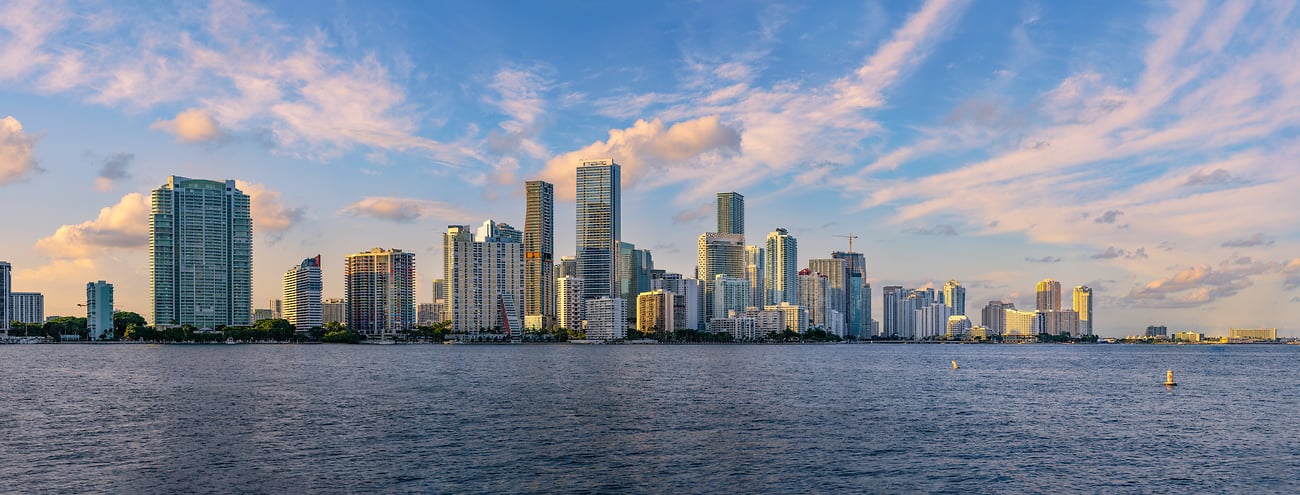 High resolution Miami skyline photo - VAST