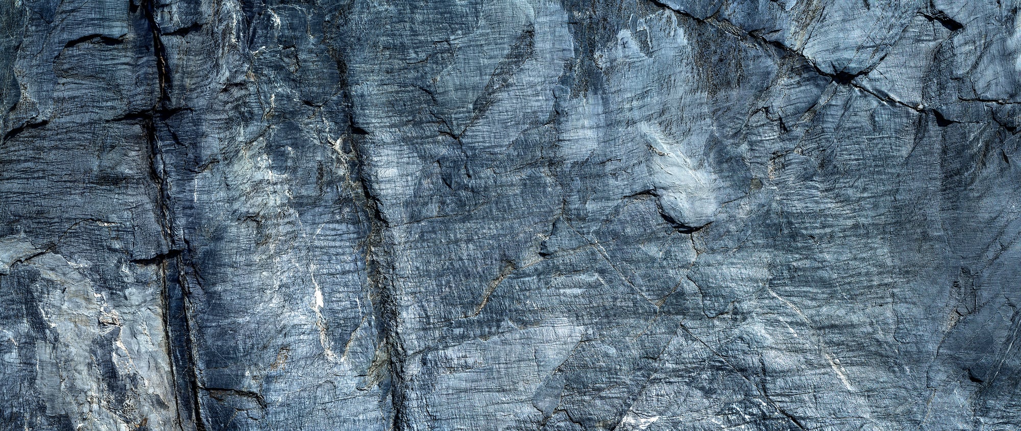 Cool Blue Metamorphosed Slate Crystalline Texture: VAST